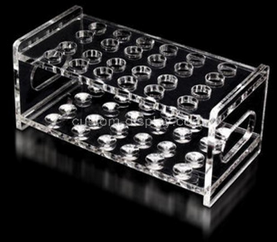 Shot glass display stand, acrylic shot glass collection holder