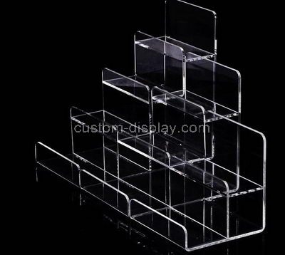 3 tier countertop display, tiered display risers, acrylic stair step ...