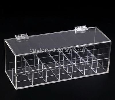 Acrylic manufacturers customized clear compartment storage box