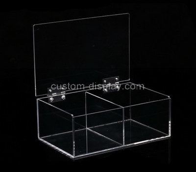 Plexiglass manufacturer fabricate acrylic small compartment storage box