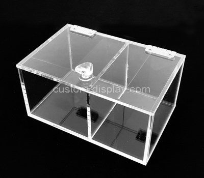Acrylic supplier fabricate acrylic mini compartment box