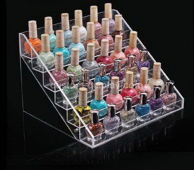 Lucite manufacturer customize acrylic nail polish display holder