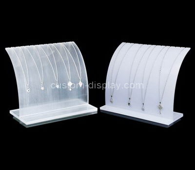 Multiple necklace display stand, perspex tall necklace display