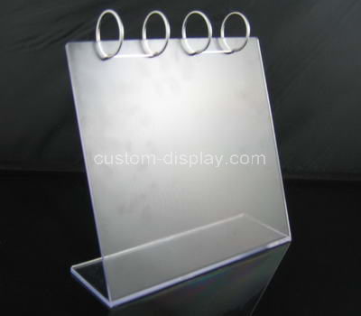 Acrylic desk calendar stand, lucite stand for desk calendar