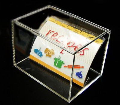 Custom clear acrylic organizer box, acrylic storage box