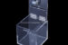 Custom clear acrylic donation box with lock, acrylic charity box