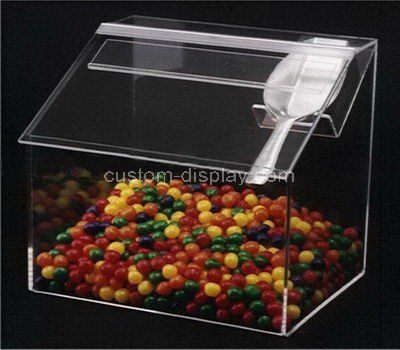 Custom counter top clear acrylic candy box, cand display case