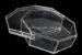 Custom octagon clear acrylic box with lid, lucite display box