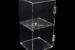 Custom transparent acrylic lockable display box, custom perspex box
