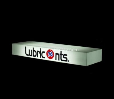Custom perspex advertising light box silk screen light box