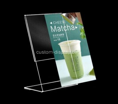 Custom countertop advertising frame sign