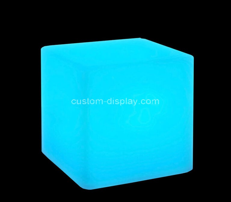 Acrylic boxes manufacturer custom display case with LED light