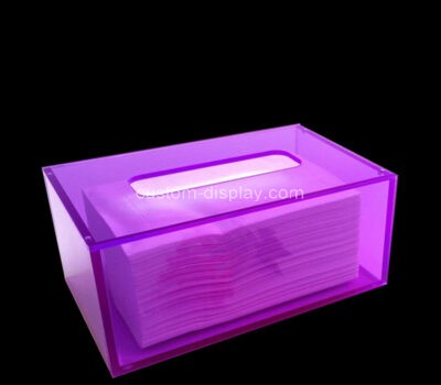 Custom pink acrylic box, custom pink plexiglass box