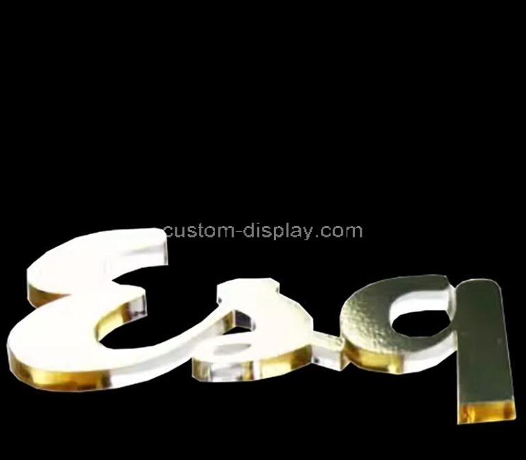Custom acrylic advertising letter block