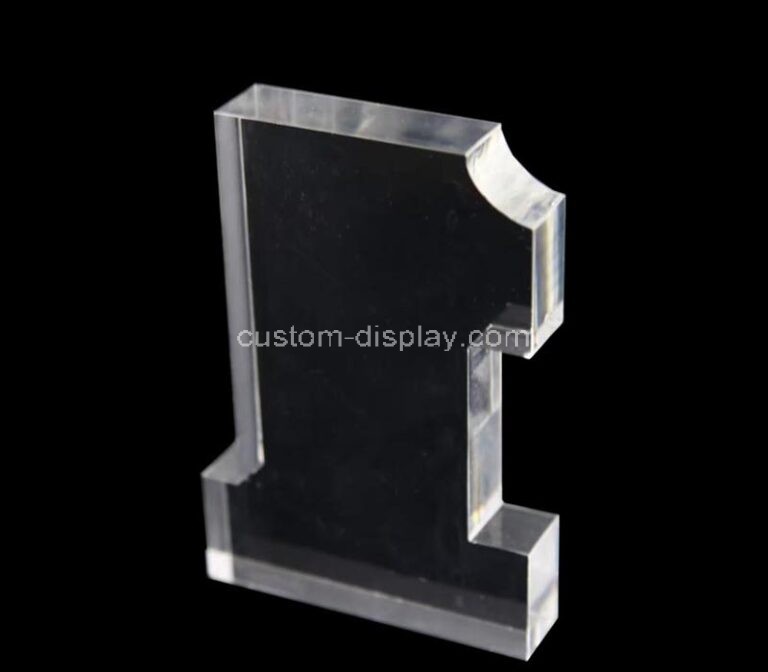 Custom clear acrylic 3D number, Acrylic laser cutting